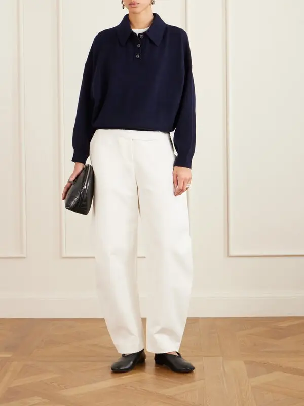 RÓHE Cotton Wide-leg Trousers