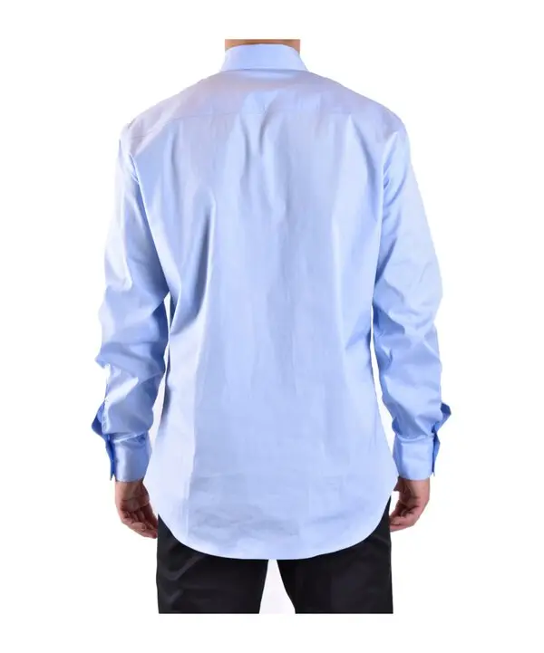 Dsquared2 Logo Printed Long Sleeved Shirt - Blue