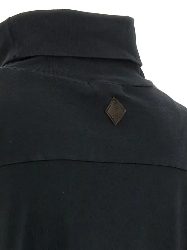 HAIKURE Long-sleeved High Collar T-shirt