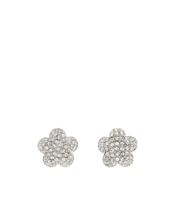 Marc Jacobs Logo Stud Earrings - White