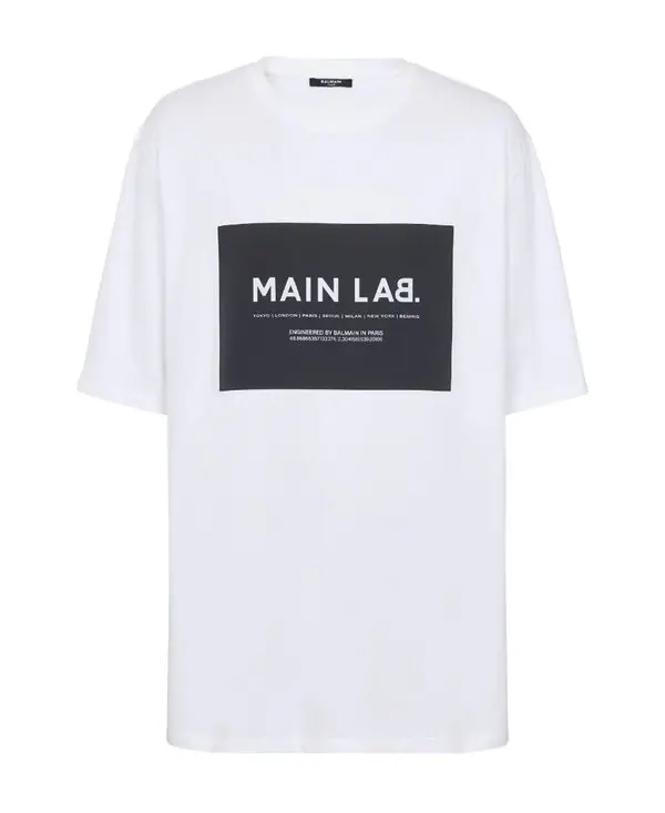 Balmain Logo Detailed Crewneck T-shirt