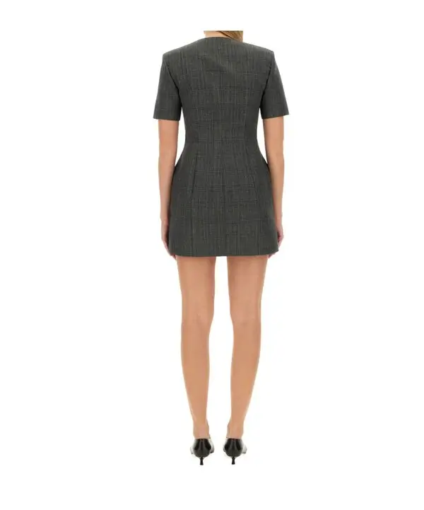 MSGM Zip-up Mini Dress