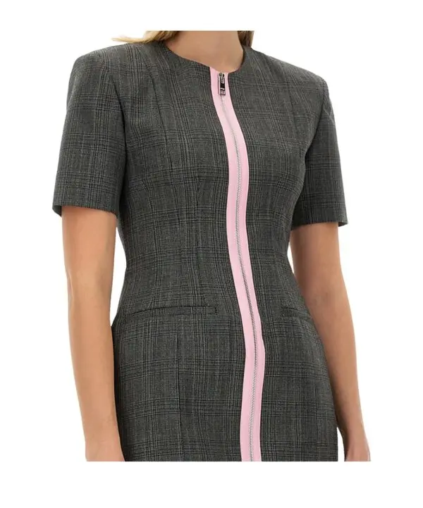 MSGM Zip-up Mini Dress