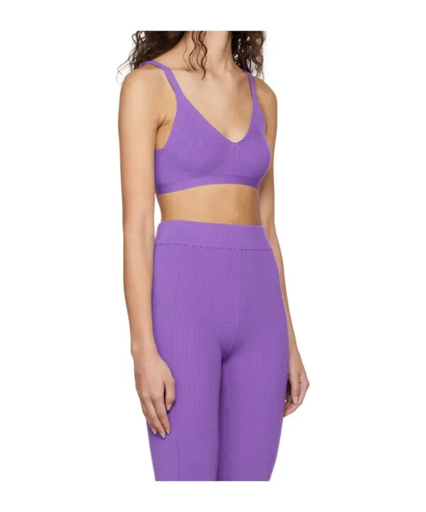 REMAIN BIRGER Ribbed Knitted French Bra