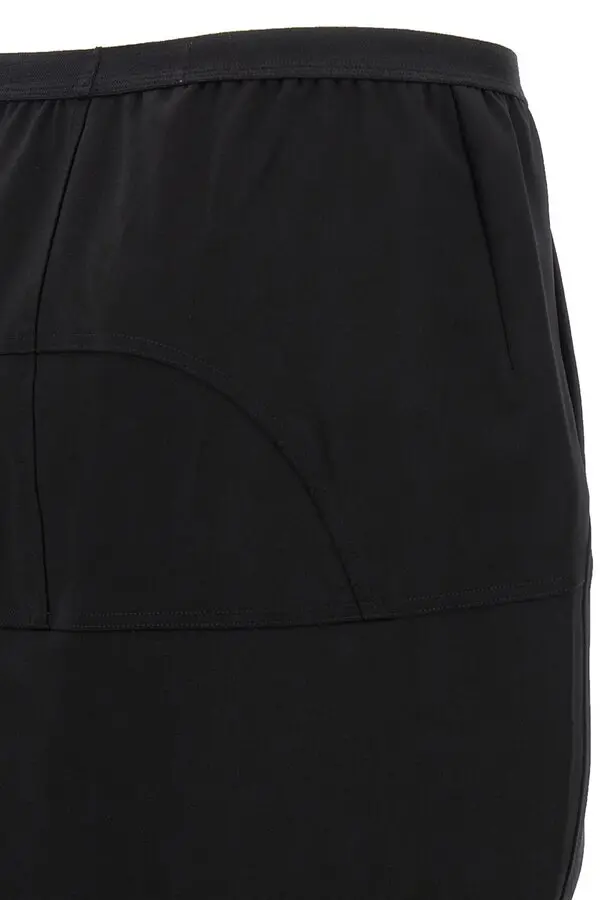 Rick Owens Back Slit Long Skirt