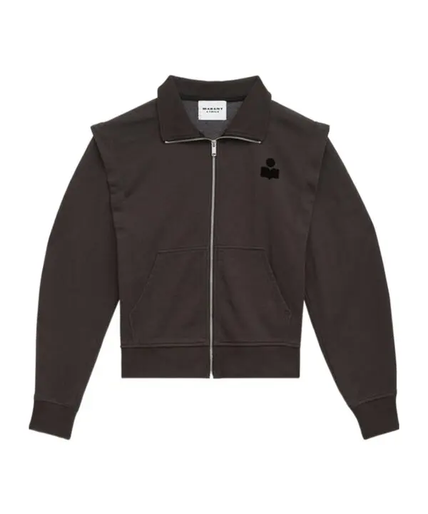Isabel Marant Étoile Zip-up Sweatshirt - Black