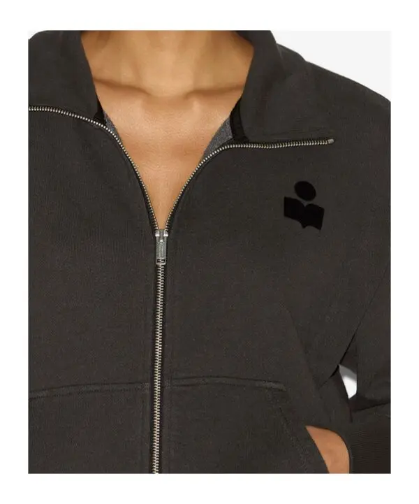 Isabel Marant Étoile Zip-up Sweatshirt - Black