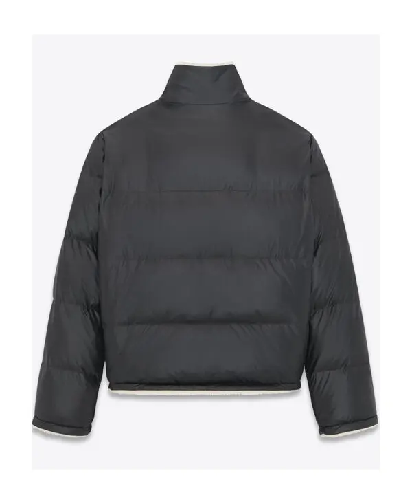 Saint Laurent Embroidered Puffer Jacket