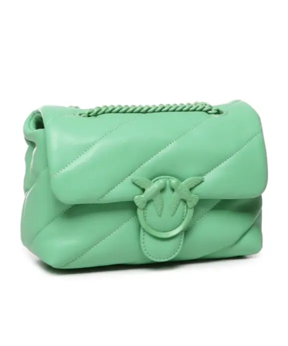 Pinko Love Bird Quilted Crossbody Bag