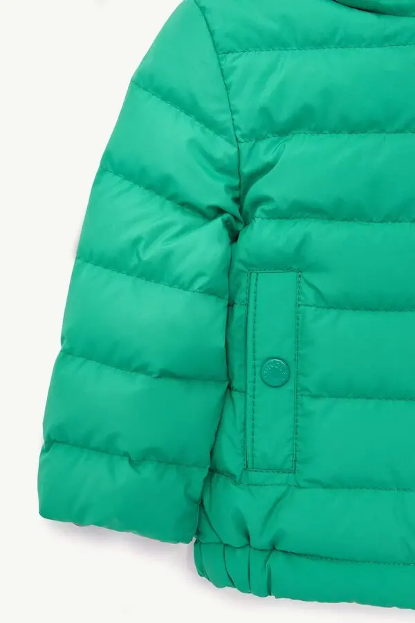 Moncler Zip-up Hooded Puffer Jacket - Bright Green