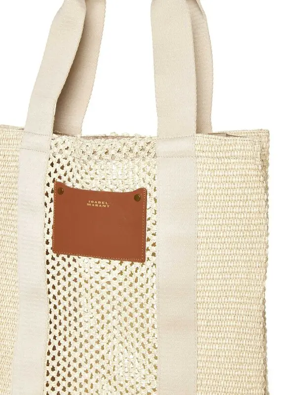 Isabel Marant Étoile Woven Top Handle Bag