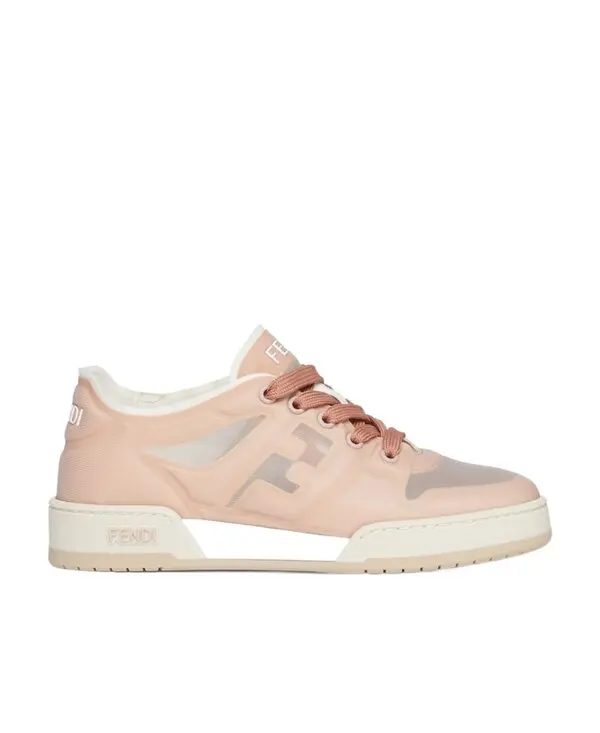 Fendi Match Low-top Sneakers - Nude