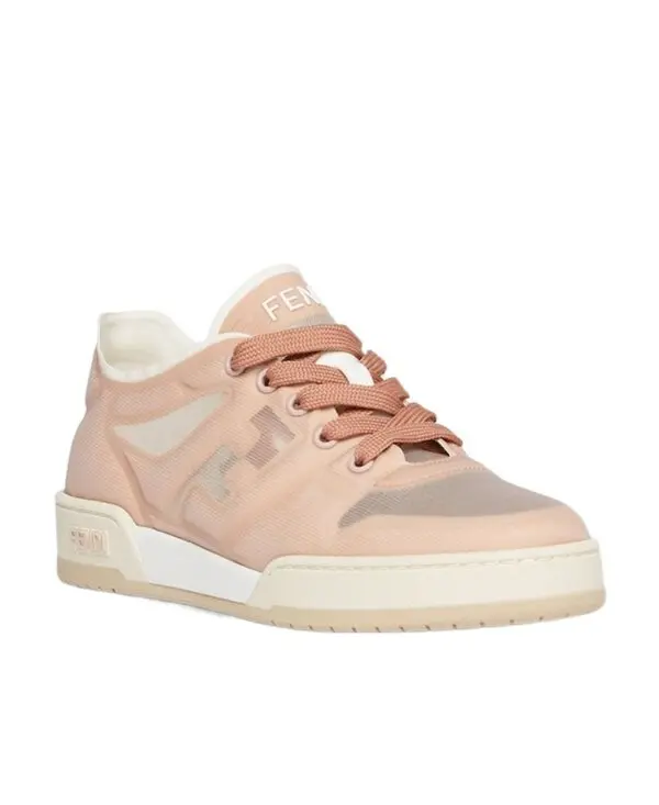 Fendi Match Low-top Sneakers - Nude
