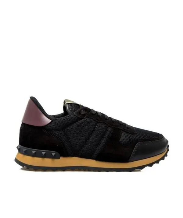 Valentino Garavani Rockrunner Low-top Sneakers - Black