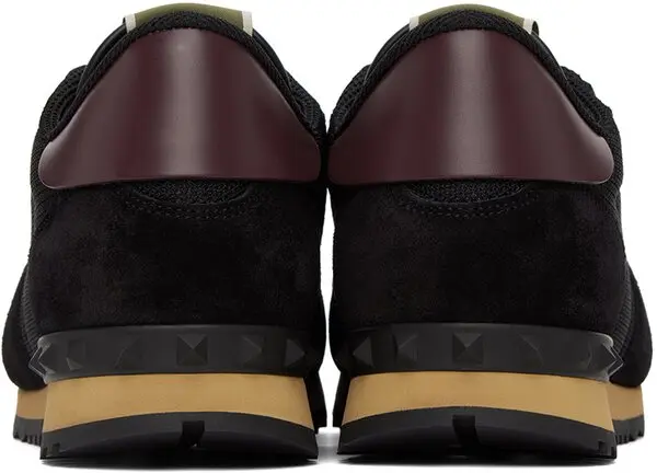 Valentino Garavani Rockrunner Low-top Sneakers - Black