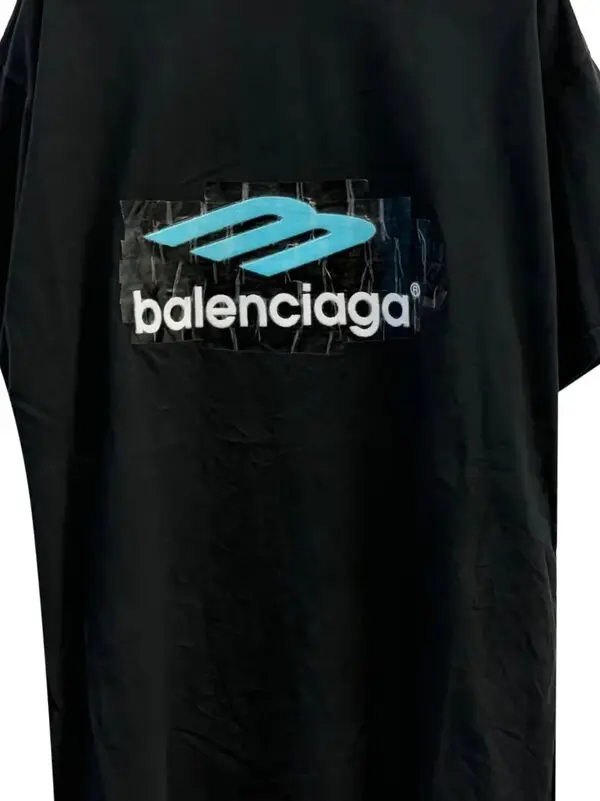 Balenciaga Logo Printed Round-neck T-shirt