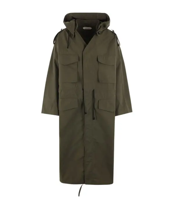 NAMACHEKO Multiple Pockets Long Sleeve Coat