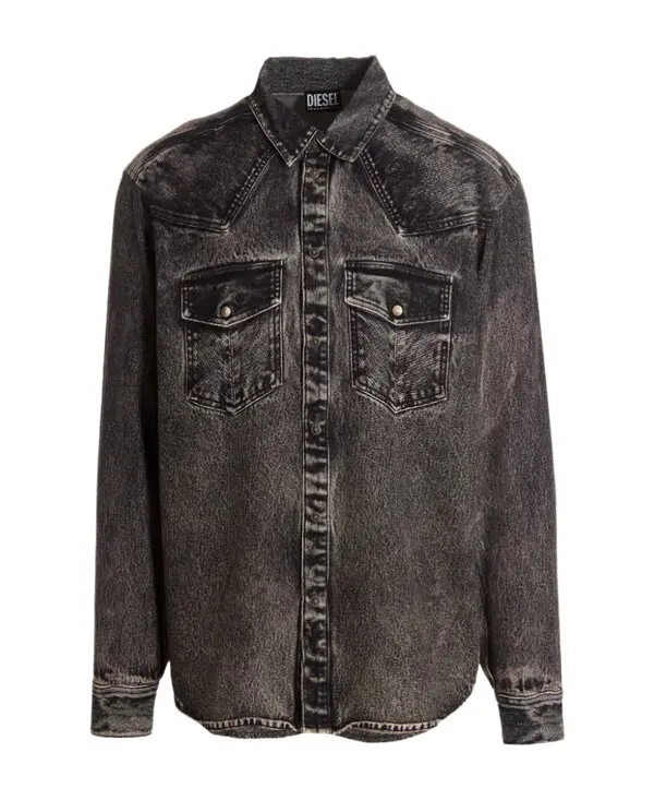 DIESEL® Buttoned Long-sleeved Shirt