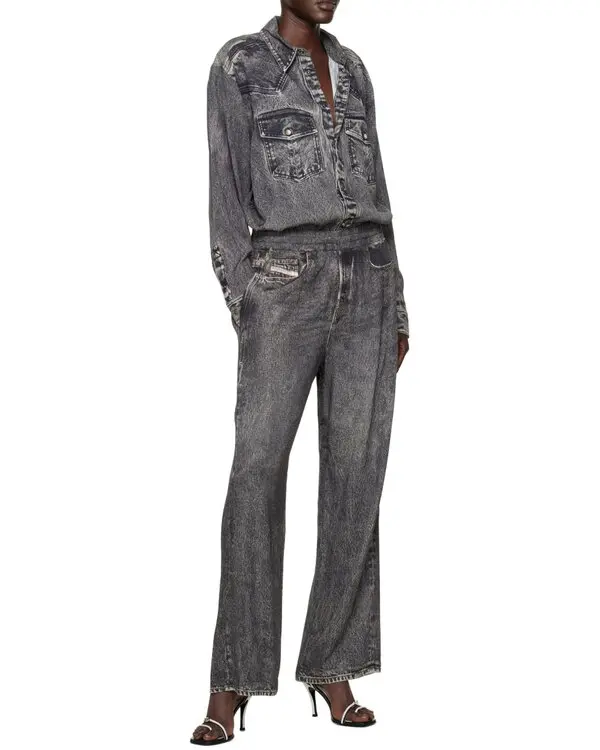 DIESEL® Buttoned Long-sleeved Shirt
