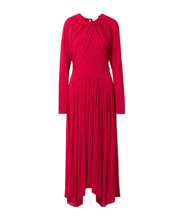 Isabel Marant Étoile Galina Asymmetrical Pleated Dress