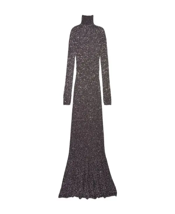 Balenciaga Sequin Embellished Maxi Dress
