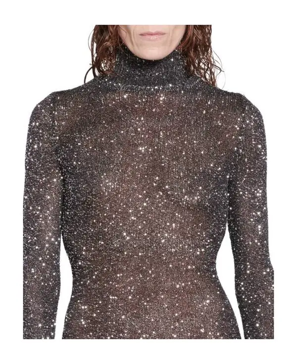 Balenciaga Sequin Embellished Maxi Dress