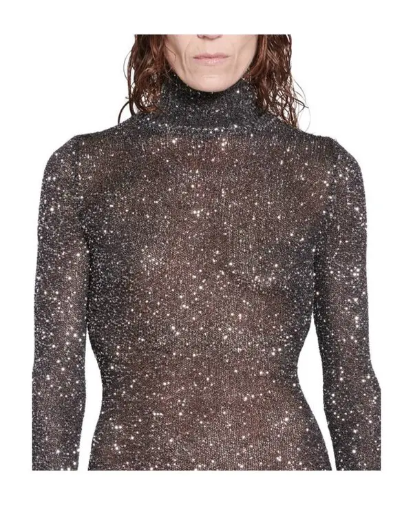 Balenciaga Sequin Embellished Maxi Dress