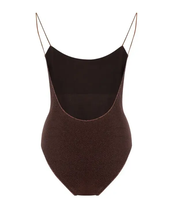 Oseree Lumiere One-piece Swimsuit - Chocolate-colored