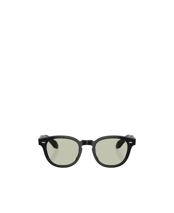 Oliver Spencer Oval Frame Sunglasses - Nude