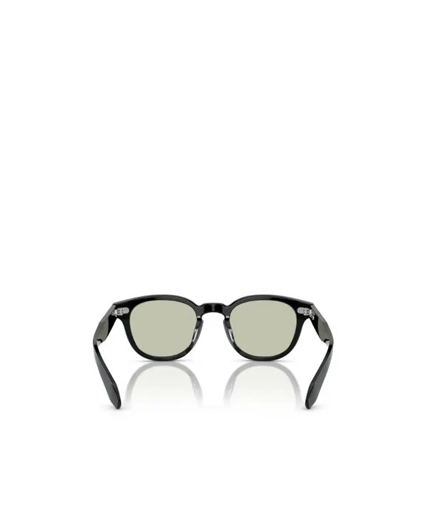 Oliver Spencer Oval Frame Sunglasses - Nude