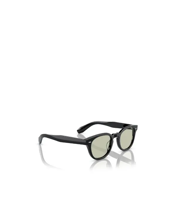 Oliver Spencer Oval Frame Sunglasses - Nude
