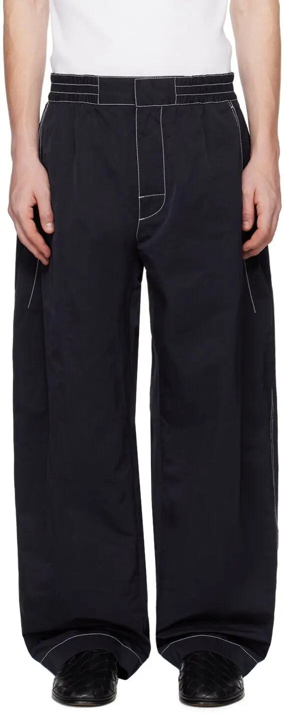 Bottega Veneta Straight-leg Jeans With Contrast Stitching