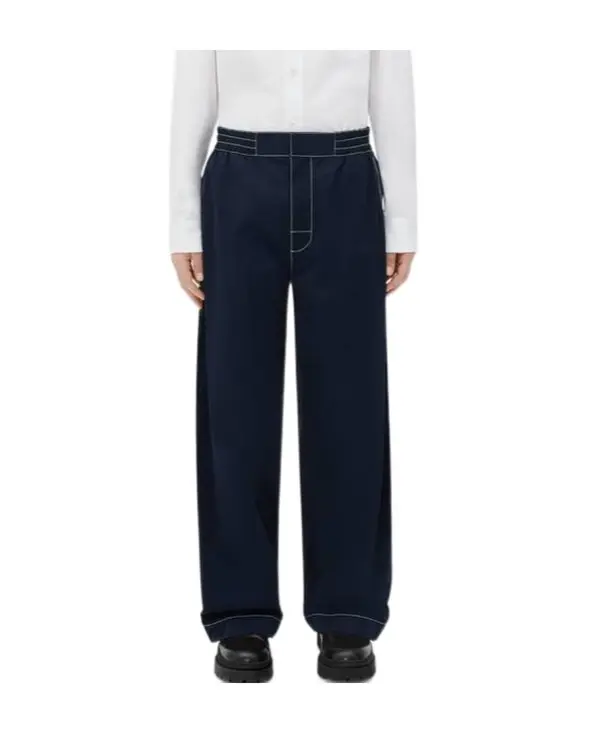 Bottega Veneta Straight-leg Jeans With Contrast Stitching