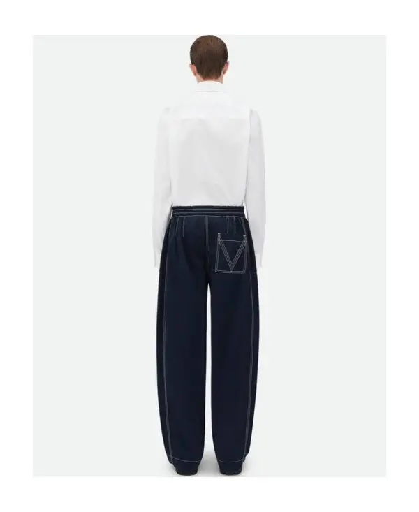 Bottega Veneta Straight-leg Jeans With Contrast Stitching