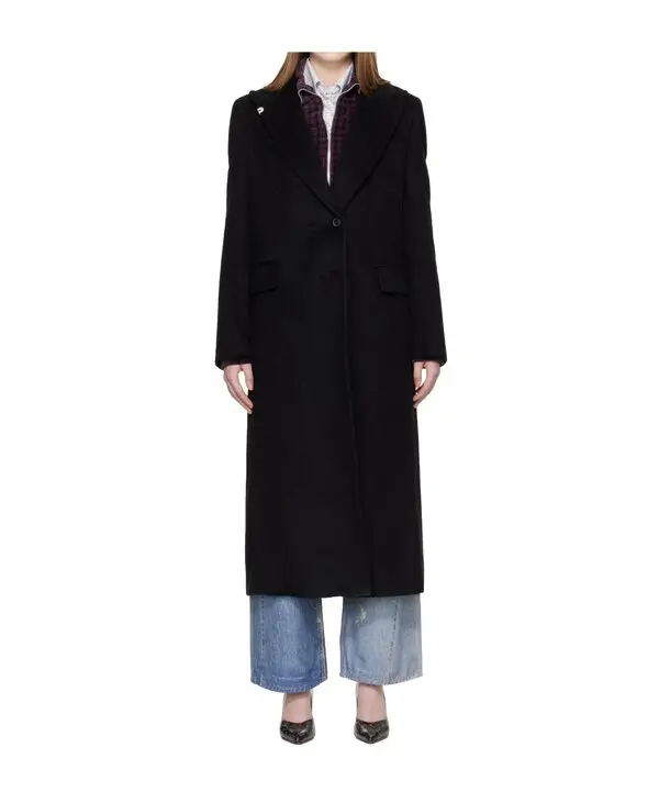 Our Legacy Long-sleeved Wool Blend Coat