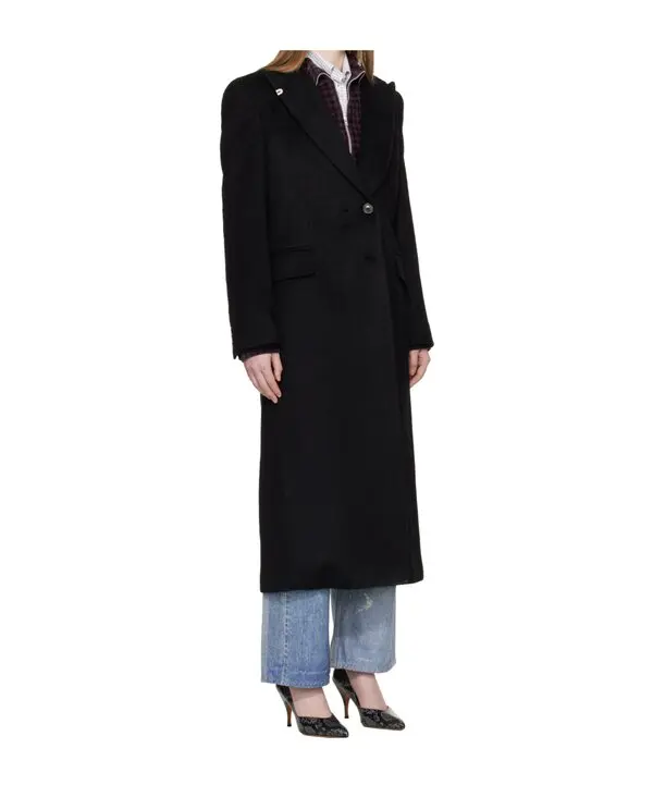 Our Legacy Long-sleeved Wool Blend Coat