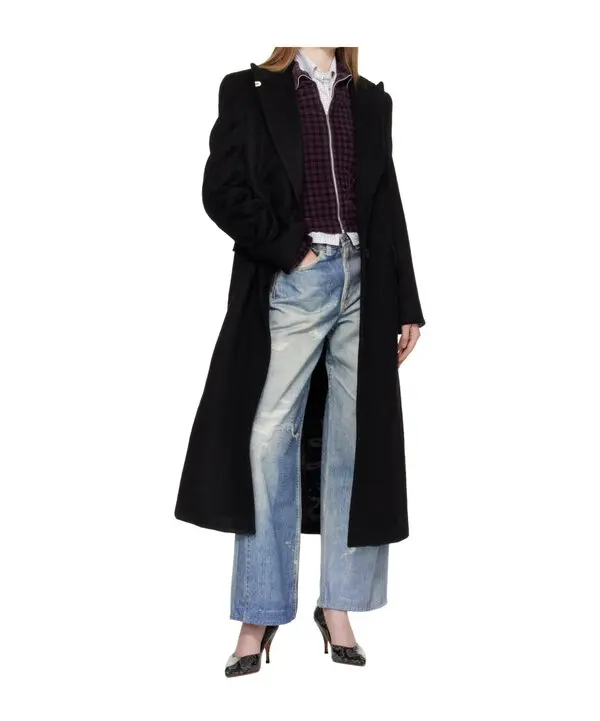 Our Legacy Long-sleeved Wool Blend Coat