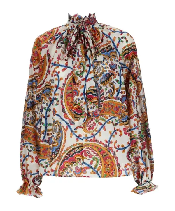 Etro Printed Scarf Shirt - Multicolor