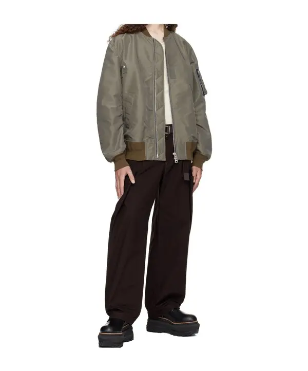 Sacai Cargo Straight-leg Trousers