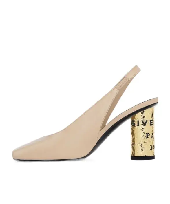 Givenchy Tape Slingback Heeled Pumps - Light Brown