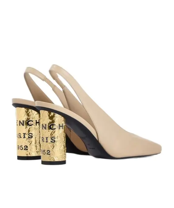 Givenchy Tape Slingback Heeled Pumps - Light Brown