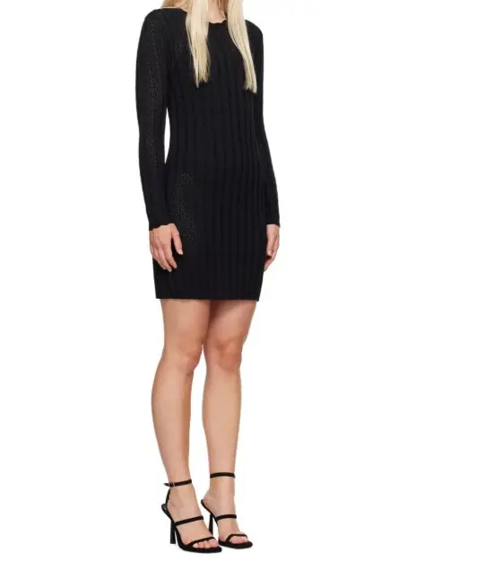 LOULOU STUDIO Ribbed Mesh Dress