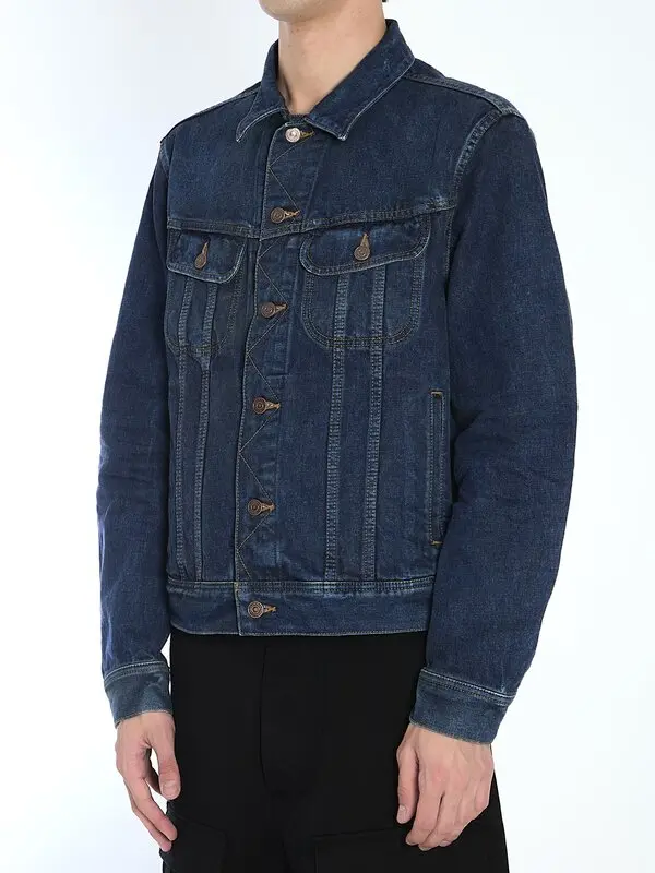 Celine Trucker Jacket In Cotton Denim