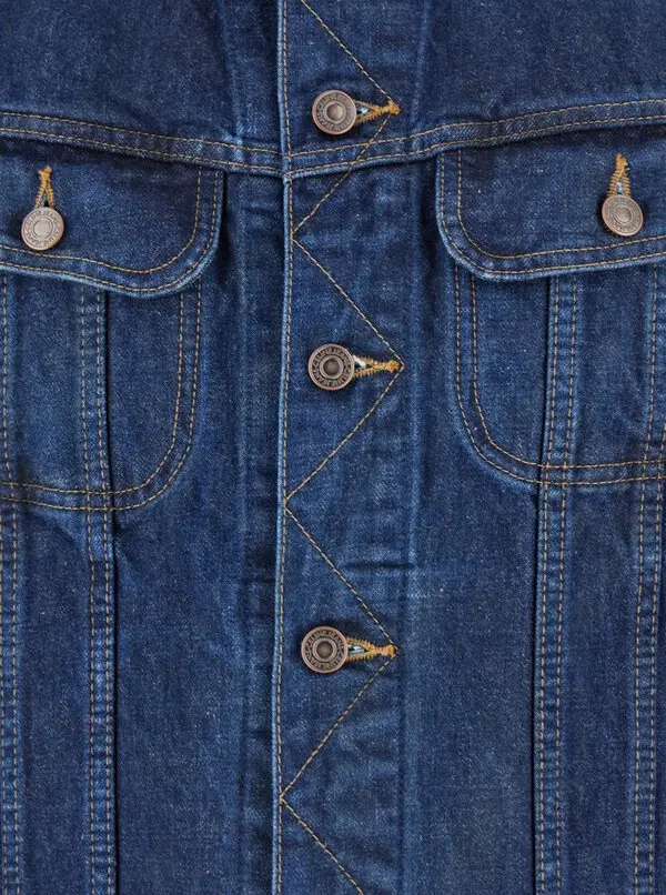 Celine Trucker Jacket In Cotton Denim