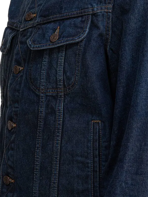 Celine Trucker Jacket In Cotton Denim