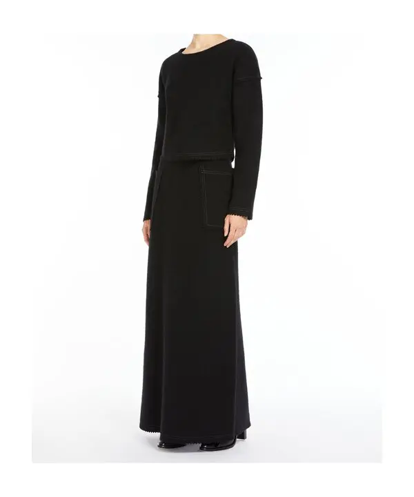 Max Mara Zip Detailed Crewneck Jumper