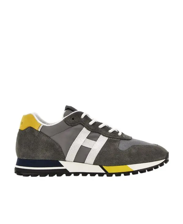 Hogan Panelled Lace-up Sneakers