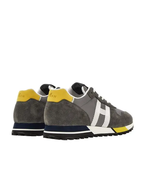 Hogan Panelled Lace-up Sneakers