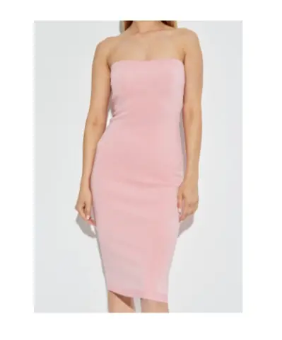 Jacquemus Sera Knit Dress With Button Detailing - Pink