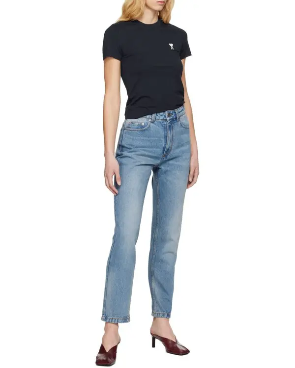 AMI Paris Classic Cropped Jeans